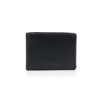 La Martina Homme, Accessoires, Noir, Taille: ONE Size Logo Leather Wallet