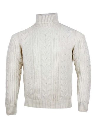 Eleventy Pull Col Rond - Blanc