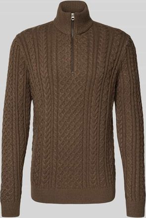 Jack & Jones Strickpullover mit gerippten Abschlüssen Modell BLUSEAN