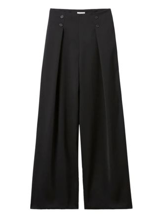 Claudie Pierlot Hose mit Kn&ouml;pfen - Schwarz