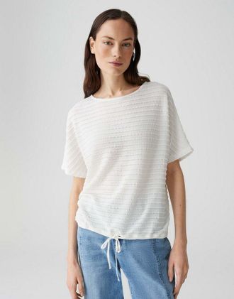 OPUS Kurzarmshirt SARONJI PARIS Loose mit Fledermaus&auml;rmeln
