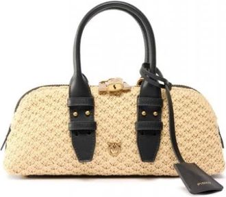Pinko Pinko, Femme, Sacs, Beige, Taille: ONE Size Pinko - Bags > Sacs &agrave; main