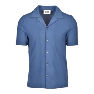 Alpha Studio Homme, Chemises, Bleu, Taille: L Chemise Coton Élasthanne