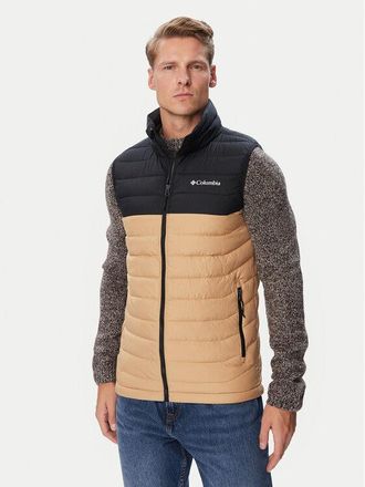 Columbia Weste Powder Lite II 2086974 Hellbraun Slim Fit