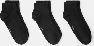 Mango Lot 3 paires de chaussettes coton noir - Homme - 40-42 - MANGO MAN
