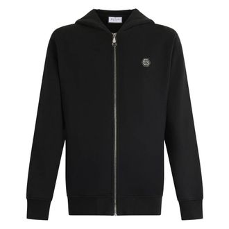 Philipp Plein Zip Hoodie Basic - - Sweatshirts & Hoodies - Herren - Schwarzk - 2XL