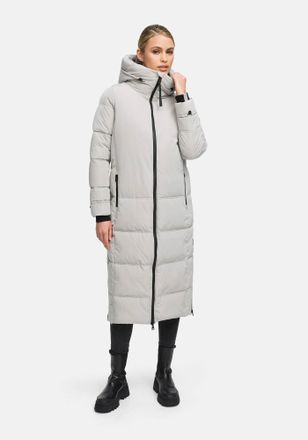 Marikoo Winterjacke MARIKOO Honiaa, Damen, Gr. XL, grau (cloudgrau), Obermaterial: 100% Polyester. Futter: 100% Polyester. Wattierung: 100% Polyester. &Auml;rmelfu