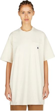 Carhartt Work in Progress Femme, Blouses et Chemises, Beige, Taille: 40 FR Nelson T-Shirt