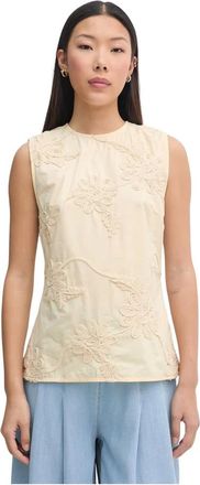 Rotate Rotate Birger Christensen, Damen, Oberteile, Beige, MGr&ouml;&szlig;e