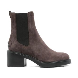 Tod's Braune Wildleder Elastische Stiefel - - Shoes - Damen - Braun - 36 1/2 EU