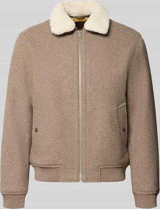 Premium by Jack & Jones Regular Fit Jacke mit Umlegekragen und Rei&szlig;verschluss