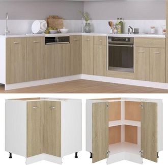 vidaXL Vidaxl - Armoire dangle Ch&ecirc;ne sonoma 75,5x75,5x80,5 cm Agglom&eacute;r&eacute;