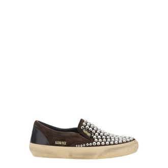 Golden Goose Femme, Chaussures, Brun, Taille: 36 EU Baskets VCE &agrave; enfiler