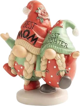 Generico Gnome Yard Decorations, Resin Dwarf Garden Ornament, Whimsical Home Display, Festliche Holiday Figuren, 4,9 Zoll (11,9 cm) Statuen f&uuml;r den Innenbereic
