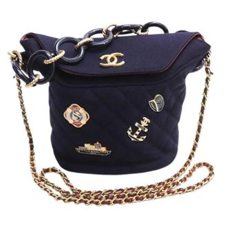 Chanel Sac Seau Vintage Pre-owned - Femme - Pre-owned - Bleu - Taille: ONE Size