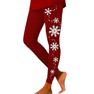 Generic Leggings de costume de Noël pour femme - Collants imprimés de Noël - Leggings dentraînement tendance - Leggings athlétiques doux et légers - Pantalon 