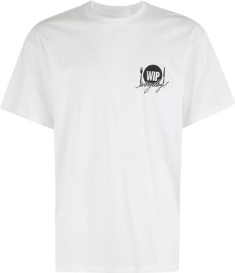 Carhartt Work in Progress Alltags Wei&szlig;es Jersey T-Shirt - - Tops - Herren - Wei&szlig; - L