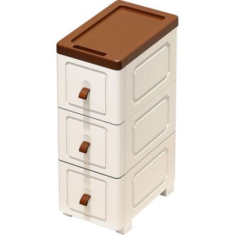 Generic Rollwagen Beste Organisationsutensilien PP-Kunststoff Schubladen-Aufbewahrungsdesign 20/25/30cm Badezimmer-Organizer Rollwagen f&uuml;r K&uuml;che und W&auml;sche(25