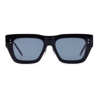 Thom Browne Elegante Rechteckige Schwarze Sonnenbrille - - Accessories - Herren - Schwarzk - ONE SIZE