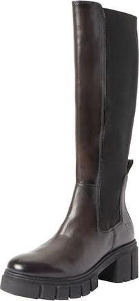 Bagatt Femme Forli Bottes au Genou, Gris foncé, Noir, 38 EU