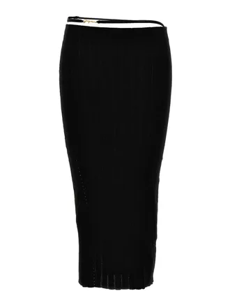 Jacquemus Jupe Midi - Noir
