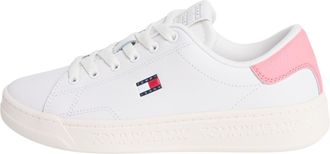 Tommy Jeans Damen Tjw Script Cupsole En0en02960 Low Top, PINK (Ecru/Enchanted Pink), 37 EU