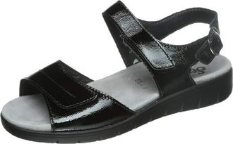 Semler Dunja D4045-051, Riemchensandalen, Schwarz (Schwarz 001), 36 1/3 EU (3.5 UK)