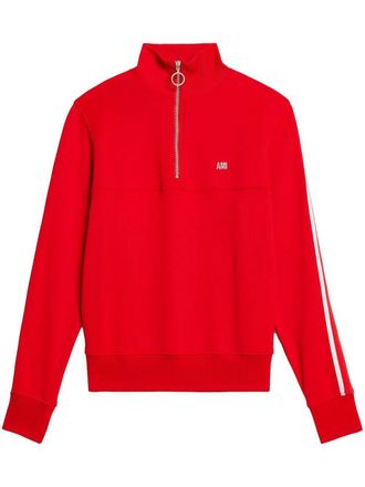 Ami Sweatshirt mit Reißverschluss - Rot