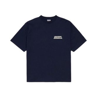 Balenciaga Masking Tape Jersey T-Shirt - - Tops - Herren - Blau - L
