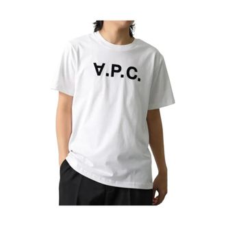 A.P.C. A.p.c., Homme, Tops, Blanc, Taille: L Grand VPC T-shirt