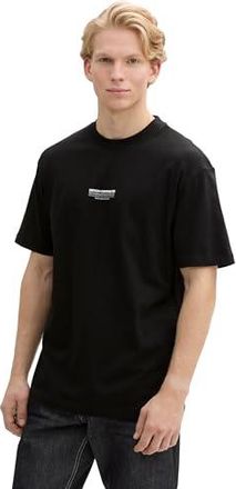 Tom Tailor Denim TOM TAILOR Denim T-Shirt pour Homme, 29999 - Noir., L