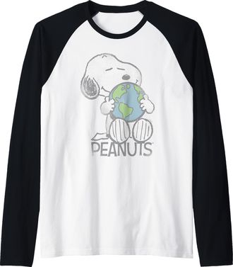 Peanuts Snoopy Ich Liebe die Erde Raglan