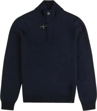 Fay Homme, Pulls, Bleu, Taille: XL Fay Sweaters Blue