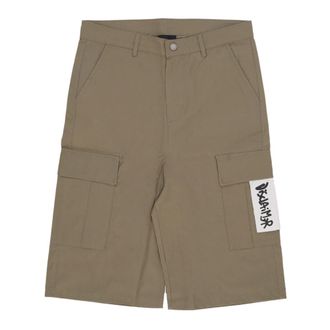 Disclaimer Gr&uuml;ne Logo Cargo Shorts - - Shorts - Herren - Gr&uuml;n - L