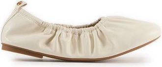 Michael Kors Ballerines Bri fronc&eacute;es en cuir