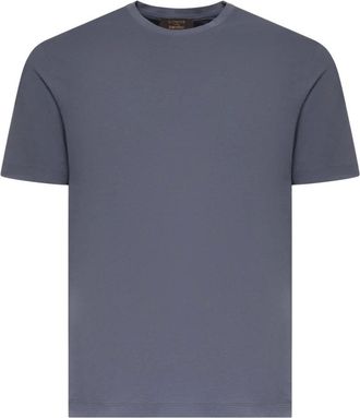 Zanone Homme, Tops, Bleu, Taille: 2XL T-shirt &agrave; col rond