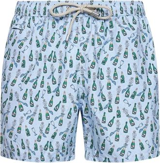 MC2 Saint Barth Homme, Maillots de bain, Bleu, Taille: 2XL Happy Sabrage 30 Swim Shorts