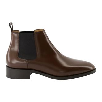 Valentino Garavani Braune Leder Herrenstiefel - - Shoes - Herren - Braun - 44 1/2 EU