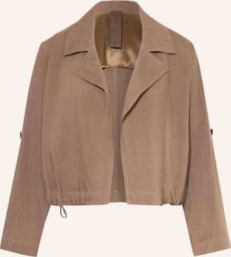 Marella Blazer Mit Leinen braun