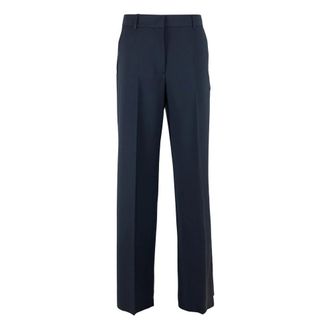 Max Mara Wide Hosen - - Trousers - Damen - Blau - S