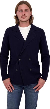 Tagliatore Homme, Vestes, Bleu, Taille: M Willow Knit Blazer