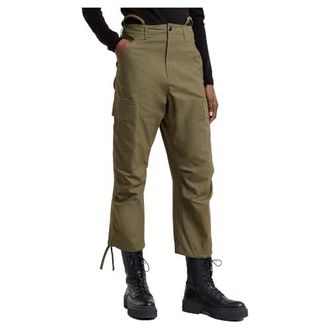 G-Star G-Star Femme Pantalon Cargo Cropped Drawcord, Vert (shadow olive D25251-D387-B230), 30