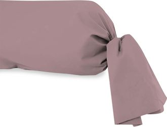 Soleil d'Ocre Soleil dOcre Schneiden von Nackenrolle, Baumwolle, Rosa, 45 x 135 cm