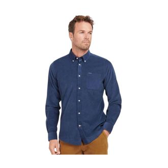 Barbour Homme, Chemises, Bleu, Taille: L Ramsey Flanellskjorte