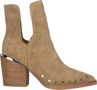 Alma En Pena Alma EN Pena, Femme, Chaussures, Beige, Taille: 41 EU Bottines &agrave; talons ouverture