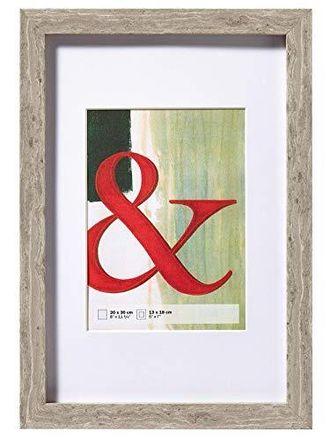 Walther Design Bilderrahmen grau 50 x 70 cm Echtglas Stockholm EA070D