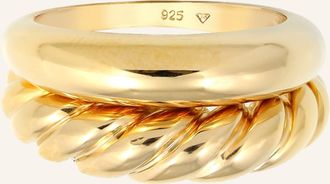 Elli Elli 2er-Set Ringe gold