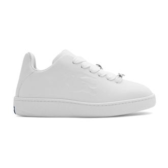 Burberry Wei&szlig;e Leder-Sneakers - - Shoes - Damen - Wei&szlig; - 38 EU