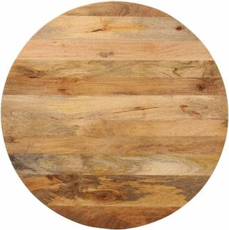 vidaXL Vidaxl - Dessus de table &oslash; 90x3,8 cm rond bois de manguier massif
