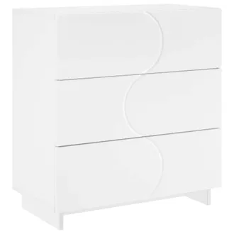 vidaXL Vidaxl Credenza Bianco 70 X 38 X 75 Cm Legno Ingegnerizzato
